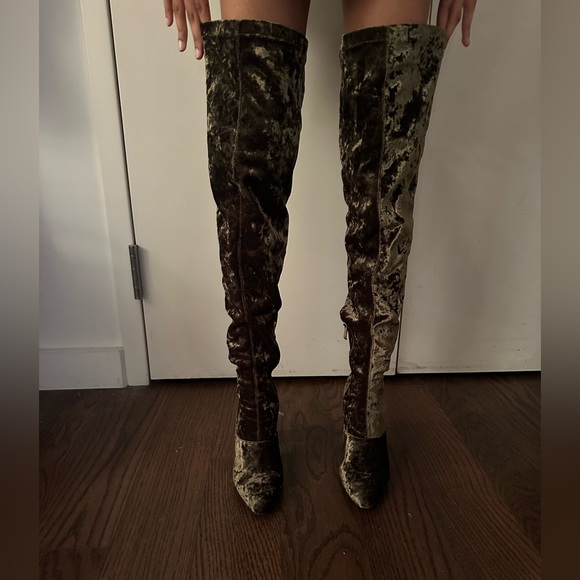 Shoes | Olive Knee High Boots | Poshmark